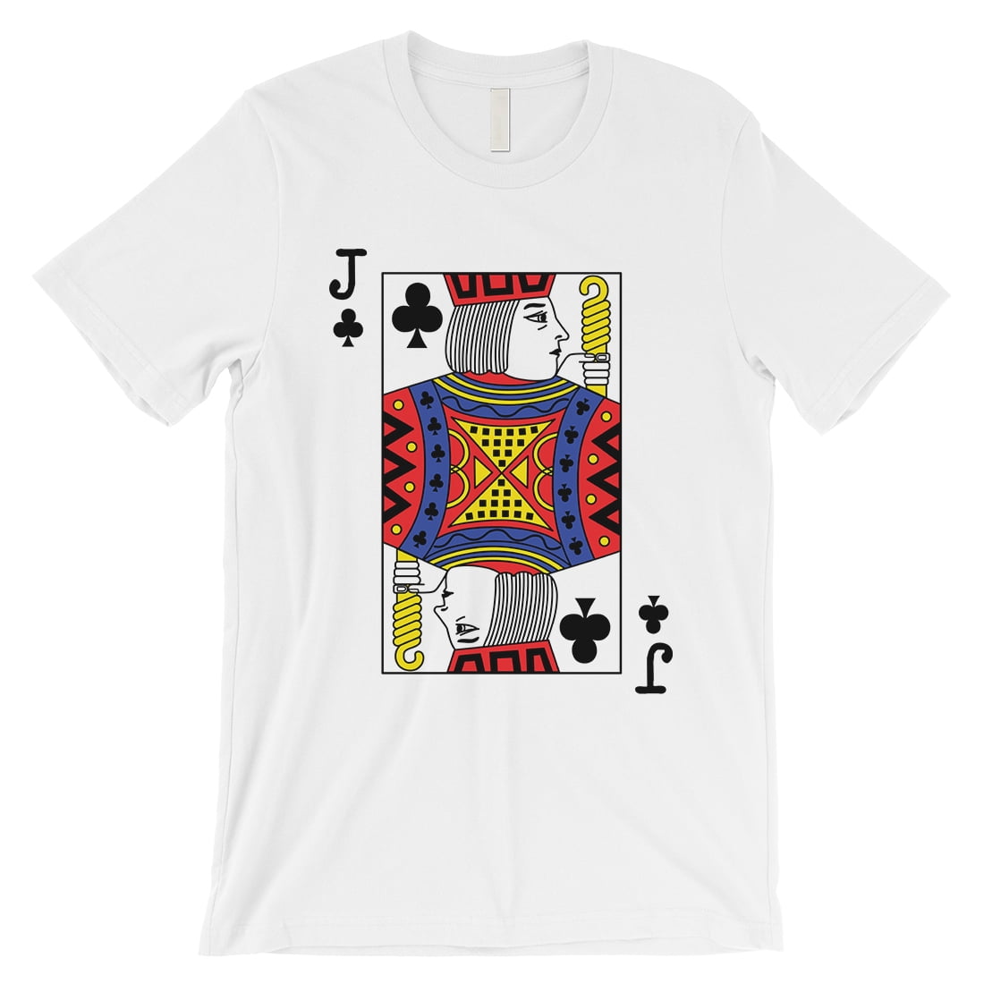 Clover Jack Card Funny Mens White T-Shirt - Walmart.com