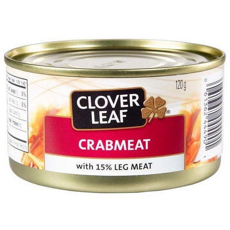Clover Leaf Crabmeat, 120g/4.2 oz., (Imported from Canada) - Walmart.com