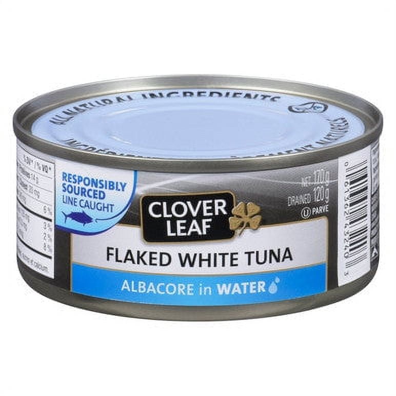 Clover Leaf Flaked White Tuna in Water - 120g/4.2 oz., Can {Imported ...