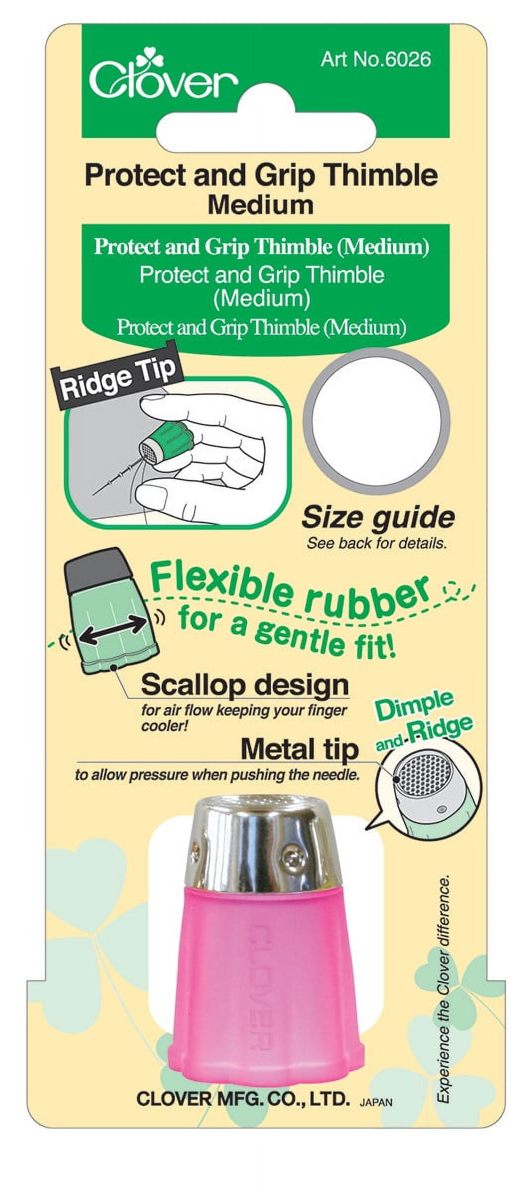 Clover Protect and Grip Flexible Rubber Thimble - Walmart.com