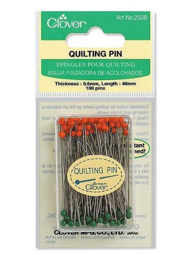 Clover, Quilting Glass Head Pins - 100pk - Walmart.com