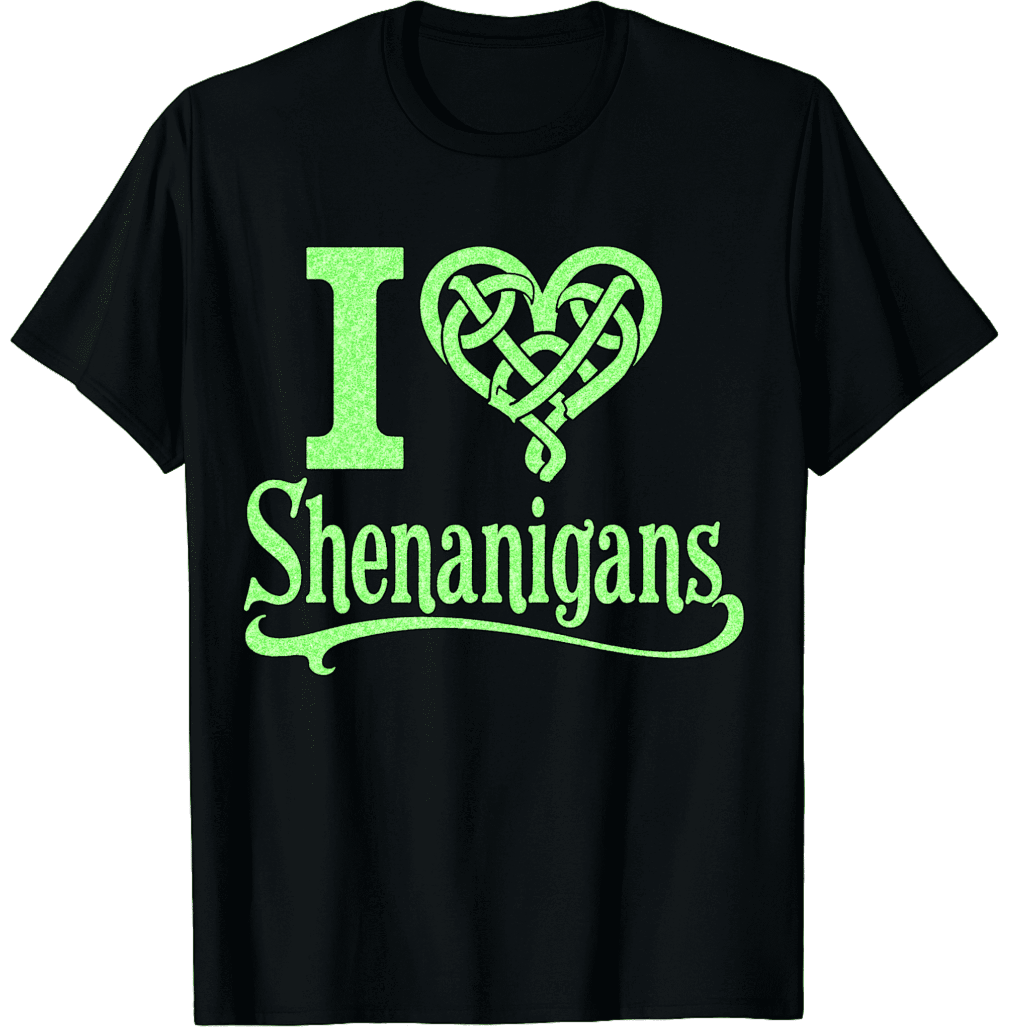 Clover Shenanigans Glitter Novelty Saint Patricks Day Men Women Short ...
