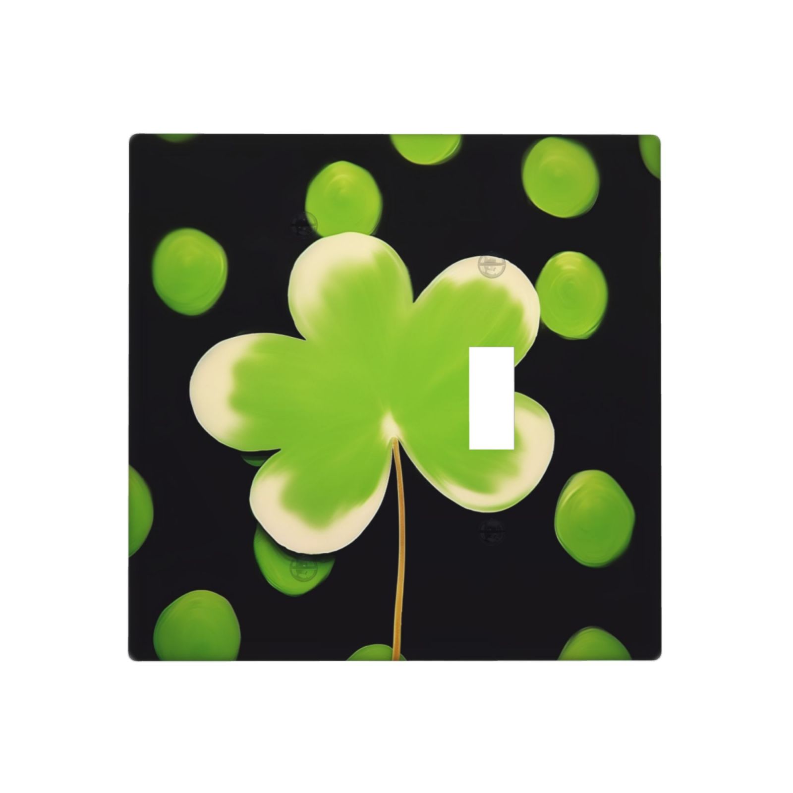 Clover Switch Cover Decorative Wall Plate / 2-Gang 1-Toggle / Standard ...