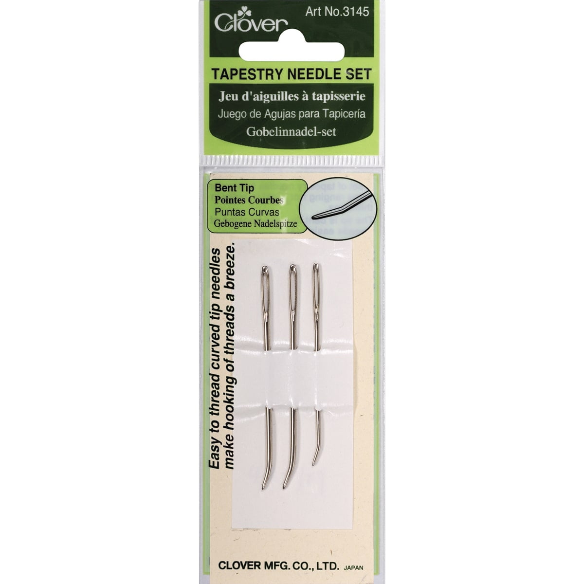 Clover Tapestry Needle Set, 3-pack - Walmart.com