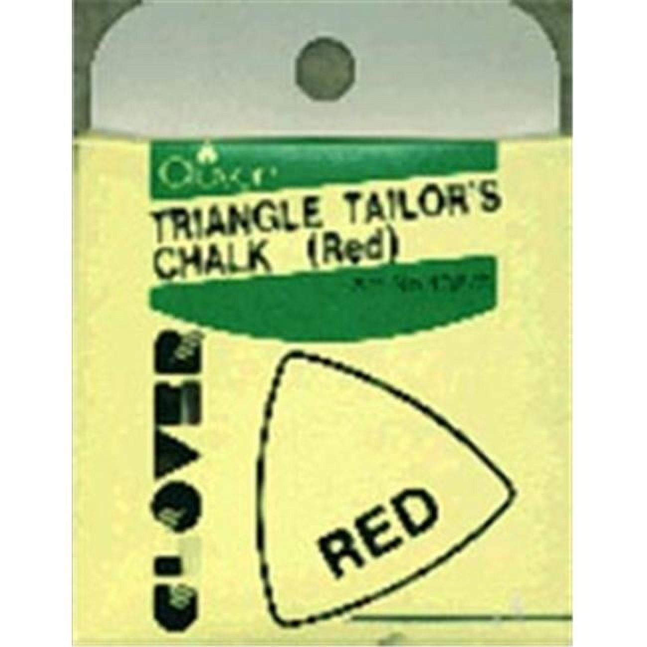 Clover Triangle Tailor's Chalk - Red - Walmart.com