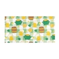 Clover and Beer Pattern Bath Mat 39x20 Inch Soft Absorbent Non-Slip ...