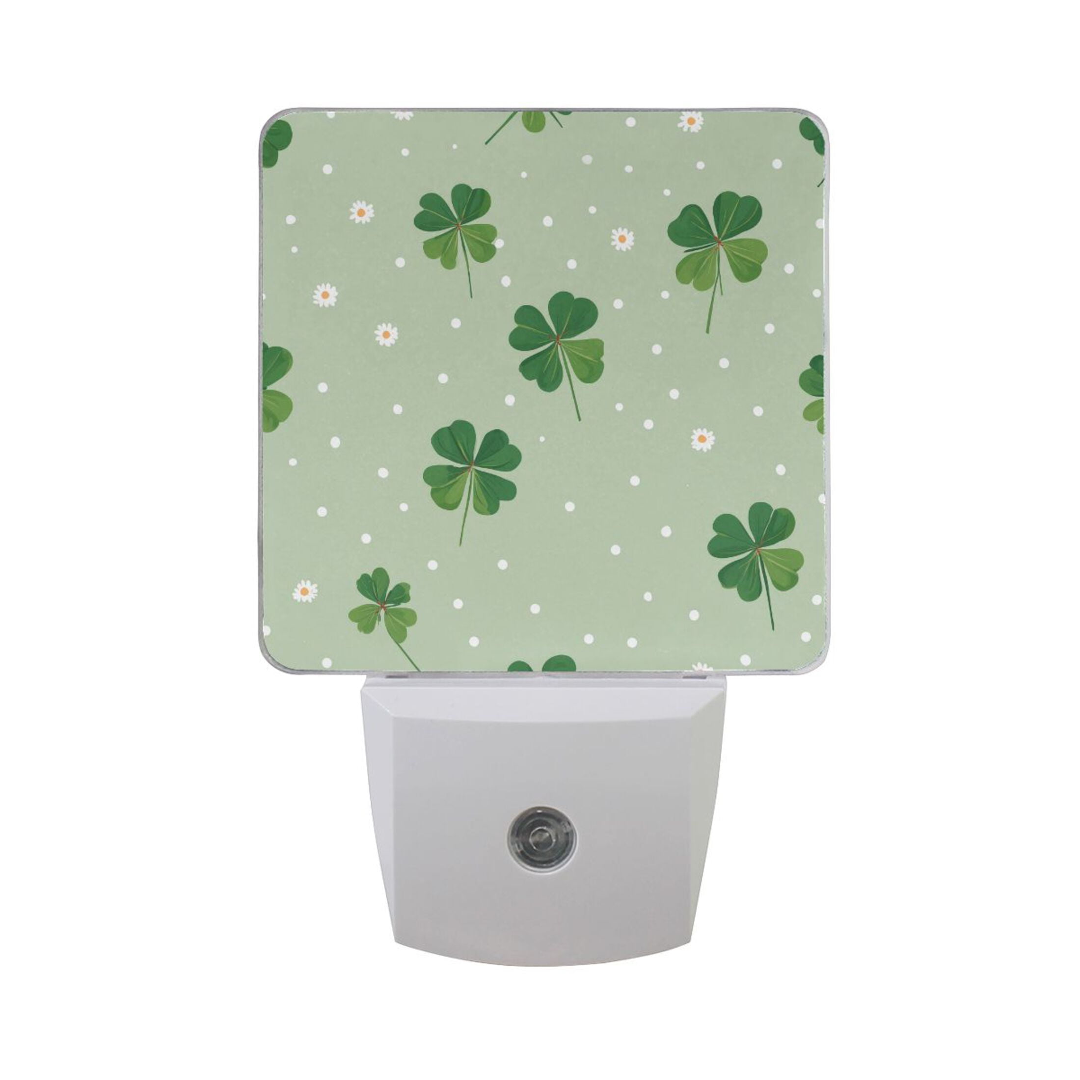 Clover and Daisies St Patricks Day LED Night Light Sensor Lamp Plug-in ...