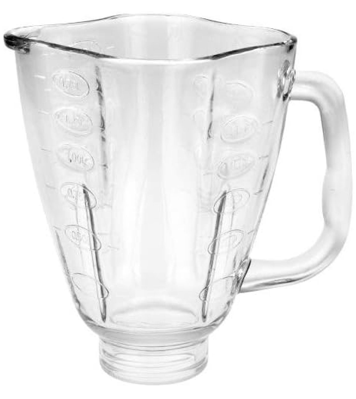 Clover leaf shaped glass blender jar, fits blenders. - Walmart.com