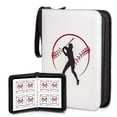 CloverCat 4 Pocket Baseball Card Binder, 50 Double-Sided Sheets, Three ...