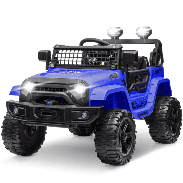 Clovercat 12V Ride On Toys Battery-Operated Jeep Car for Kids, Electric ...