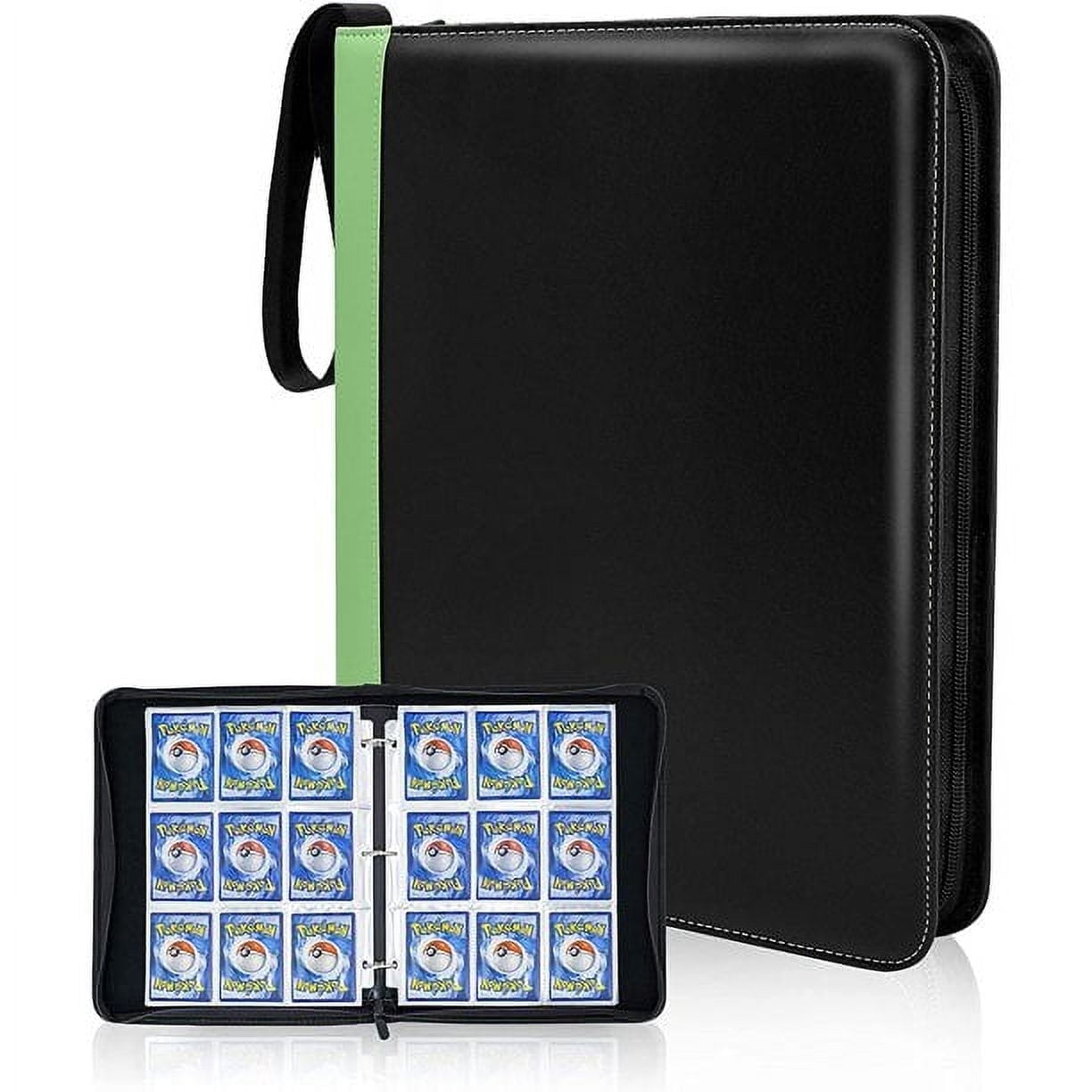 Clovercat 9-Pocket Trading Card Binder, 720 Pockets, Expandable, Green ...