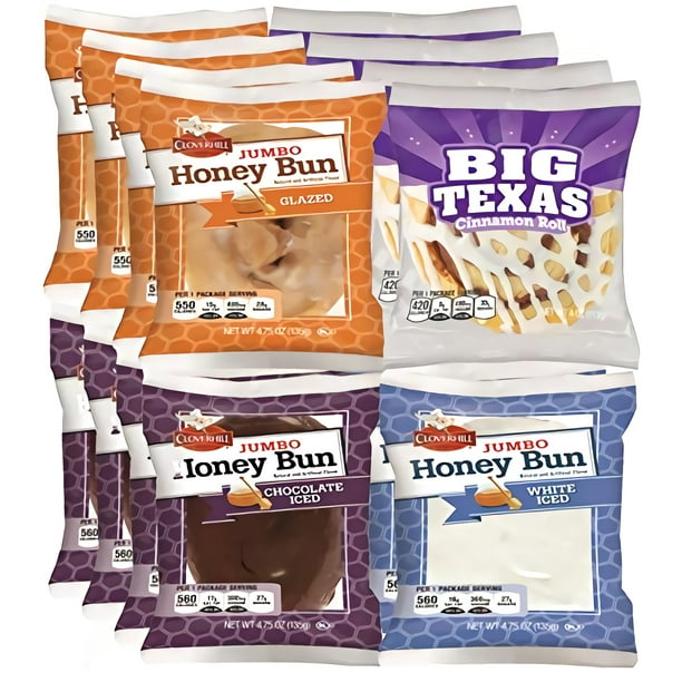 Cloverhill Bakery Ultimate Honey Bun Variety Pack | Big Texas ...