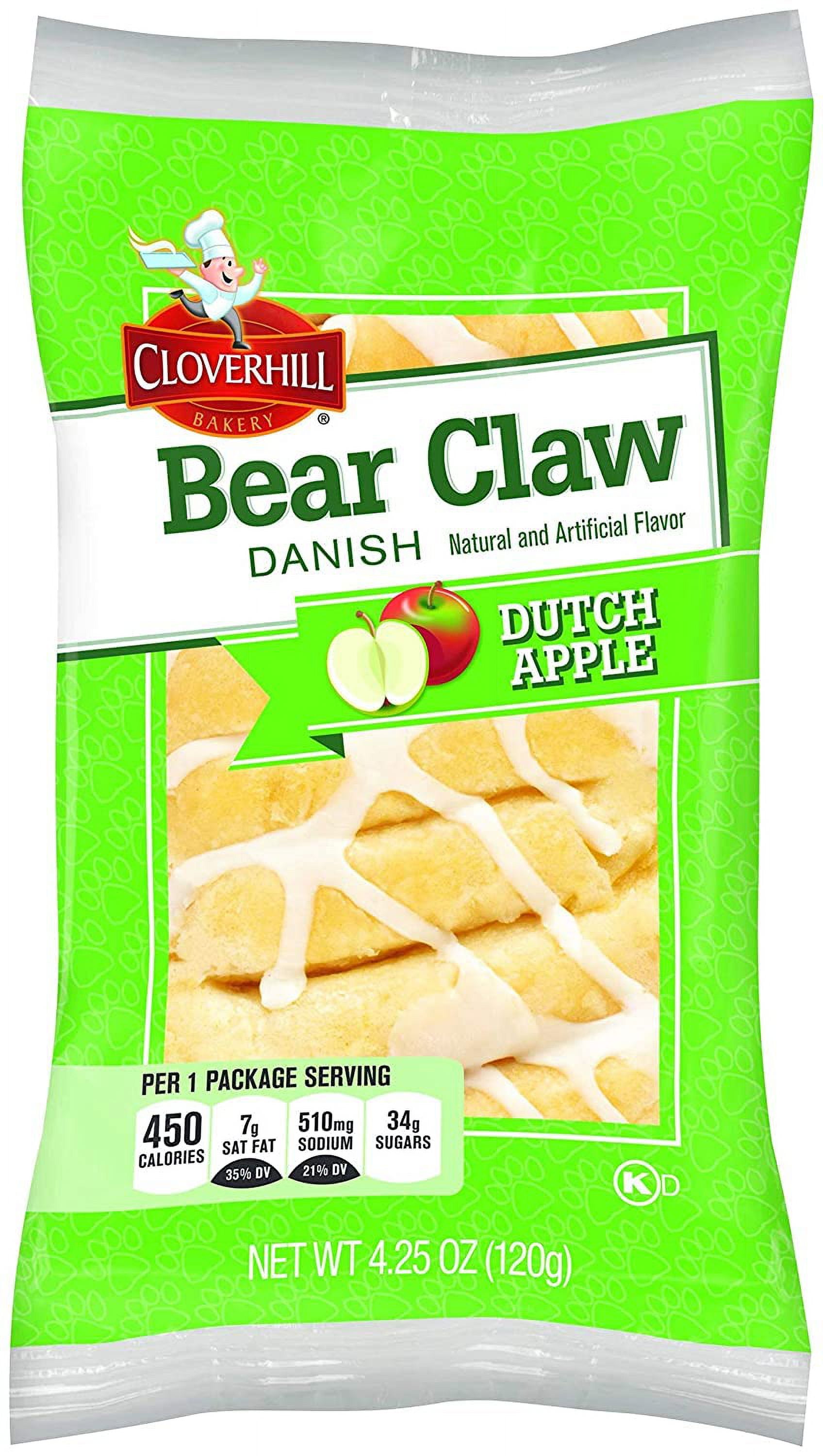 Cloverhill Cloverhill Bakery Bear Claw Dutch Apple Danish, 6 Count ...