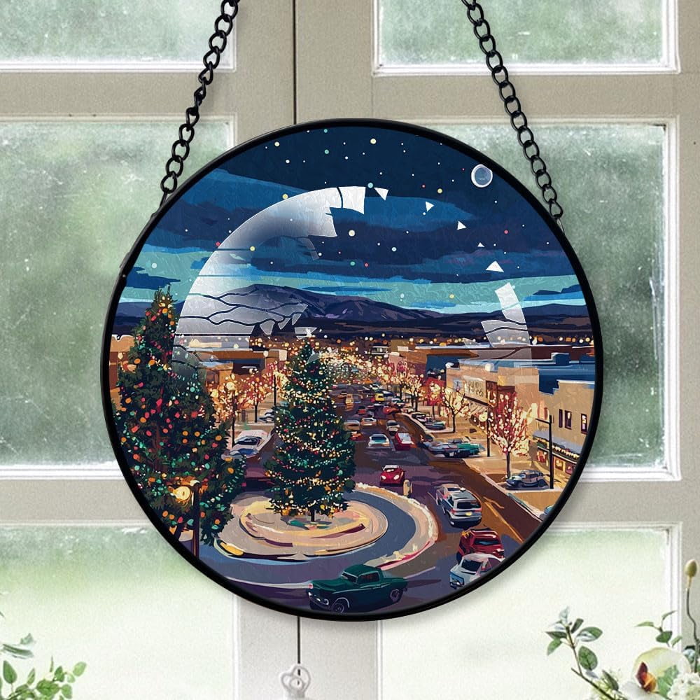 Clovis City New Mexico, Customized Ornament 2025, Clovis Ornaments 2025, Clovis Gift, Stained ...