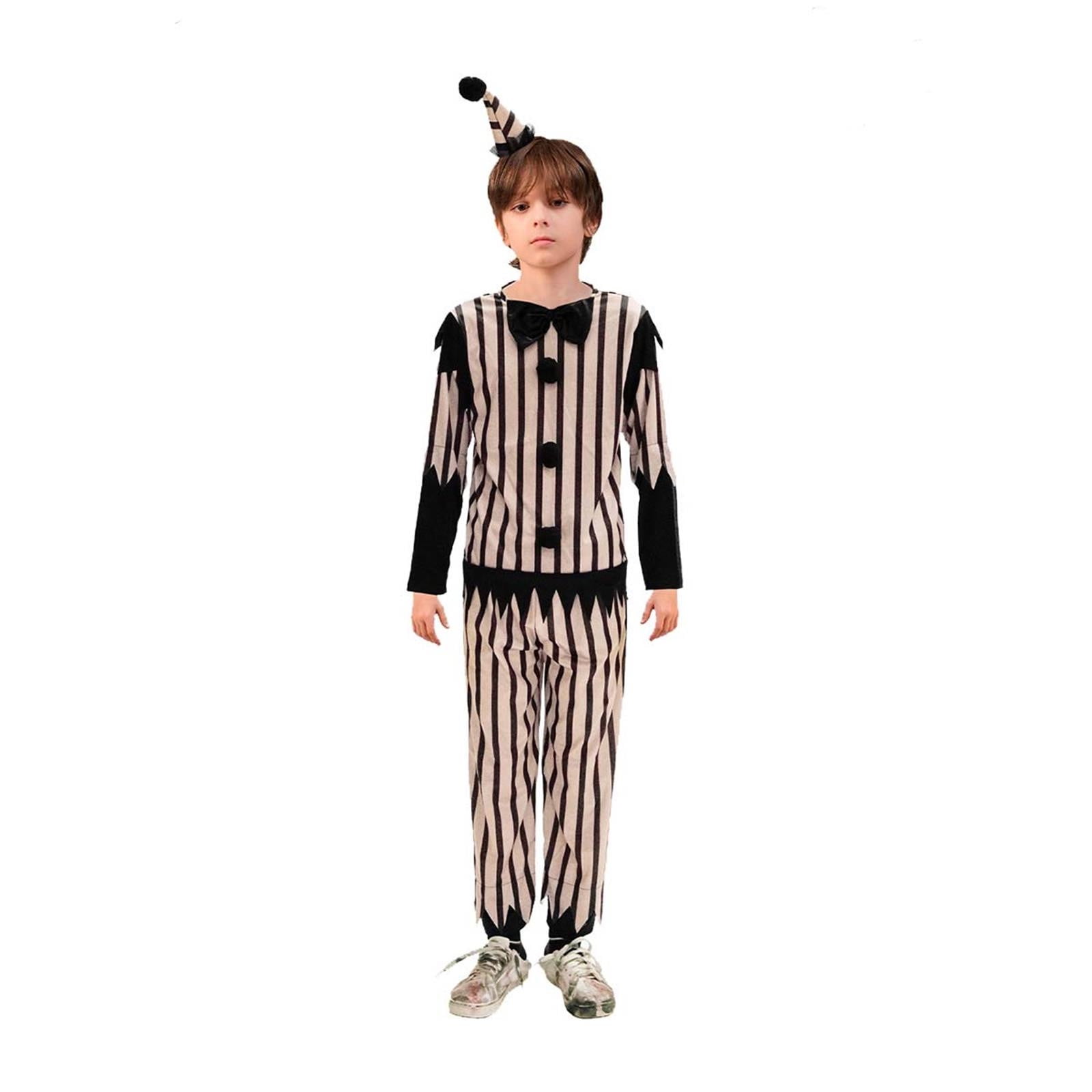 Clown A Son Party Role Playing Stage Performance Gothic White Dress ...