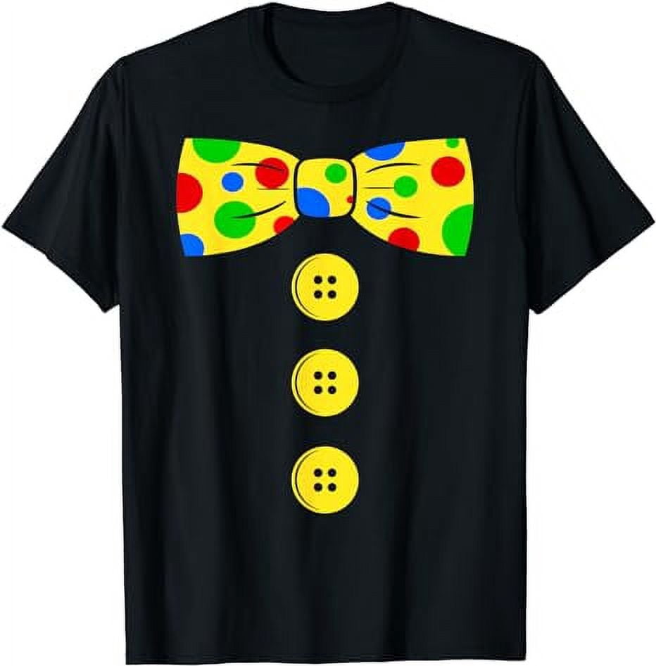 Clown Big Bow Tie t-shirt | Funny tacky clown outfit tee - Walmart.com