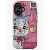 Clown Cat Oil Painting Art Case for iPhone 17 16 15 14 13 12 11 Pro Max ...