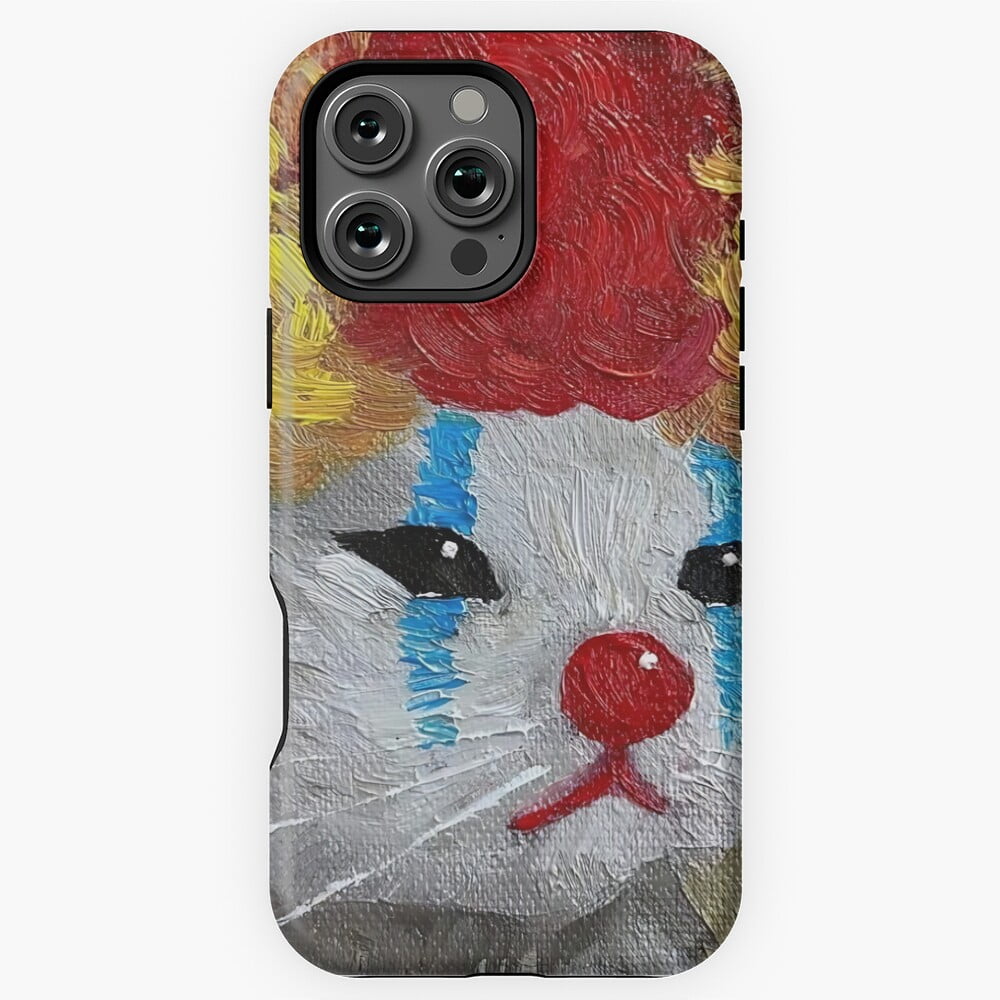 Clown Cat Phone Case for iPhone 16 15 14 13 12 11 Pro Max M5909459 ...