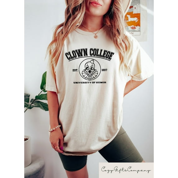 Clown College tshirt, Clown University Crewneck, Clown College tshirt ...