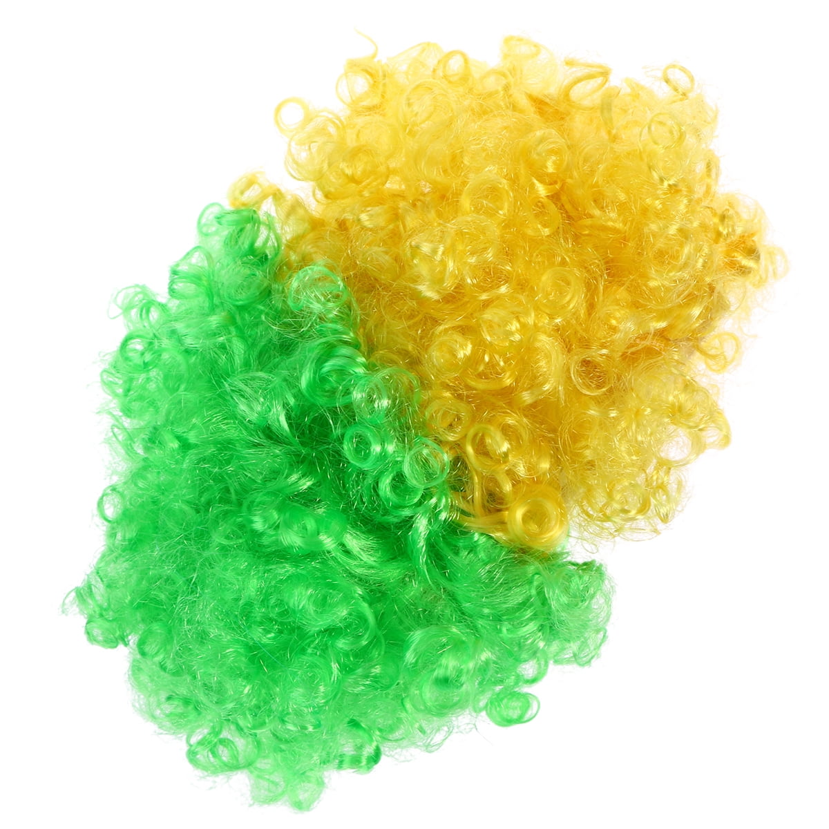 Clown Costume Wig Fans Symbolic Cheer for Your Country Masquerade Make ...