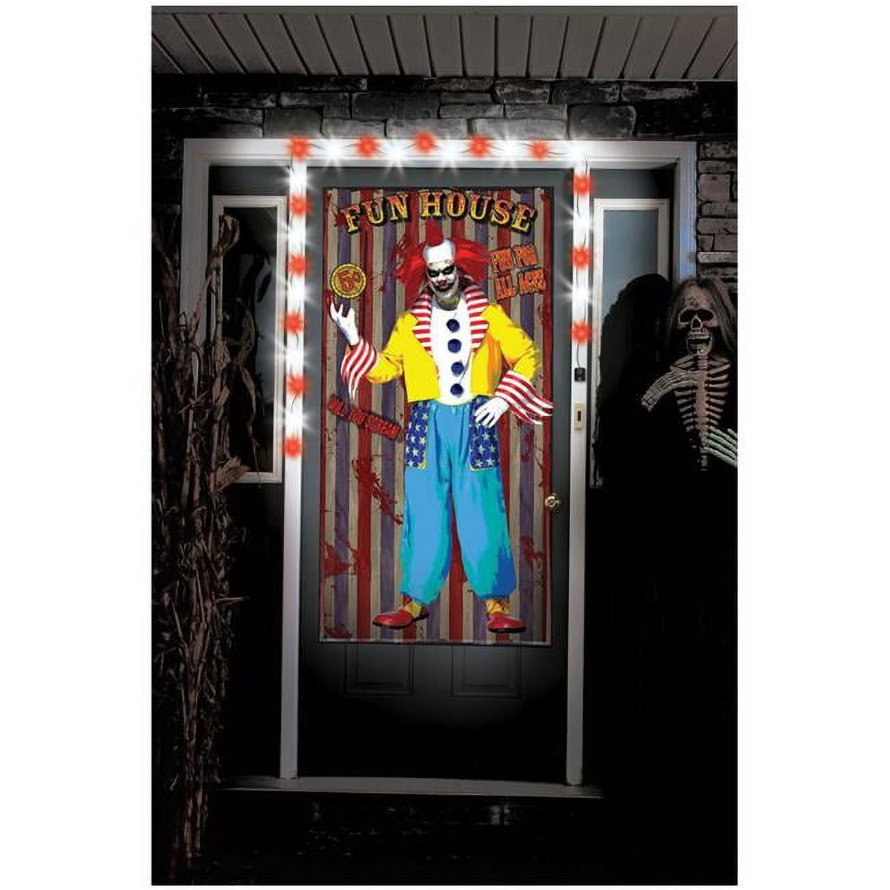 Clown Creepy Greeters with Lights and Sound Halloween Decoration ...
