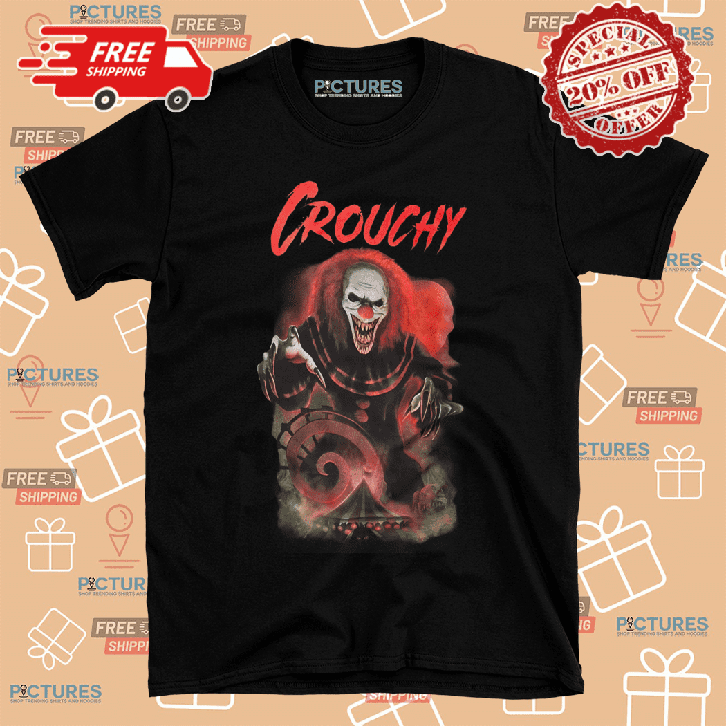Clown Crouchy Halloween Shirt, Unisex Short Sleeve T-shirt ,Purple ...