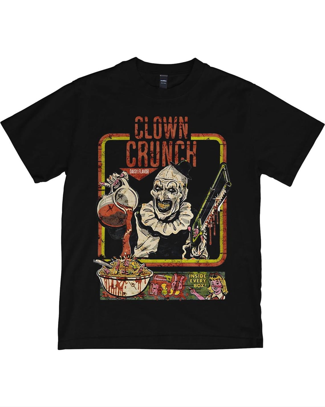 Clown Crunch Horror T-Shirt – Terrifier Inspired Creepy Cereal Art the ...