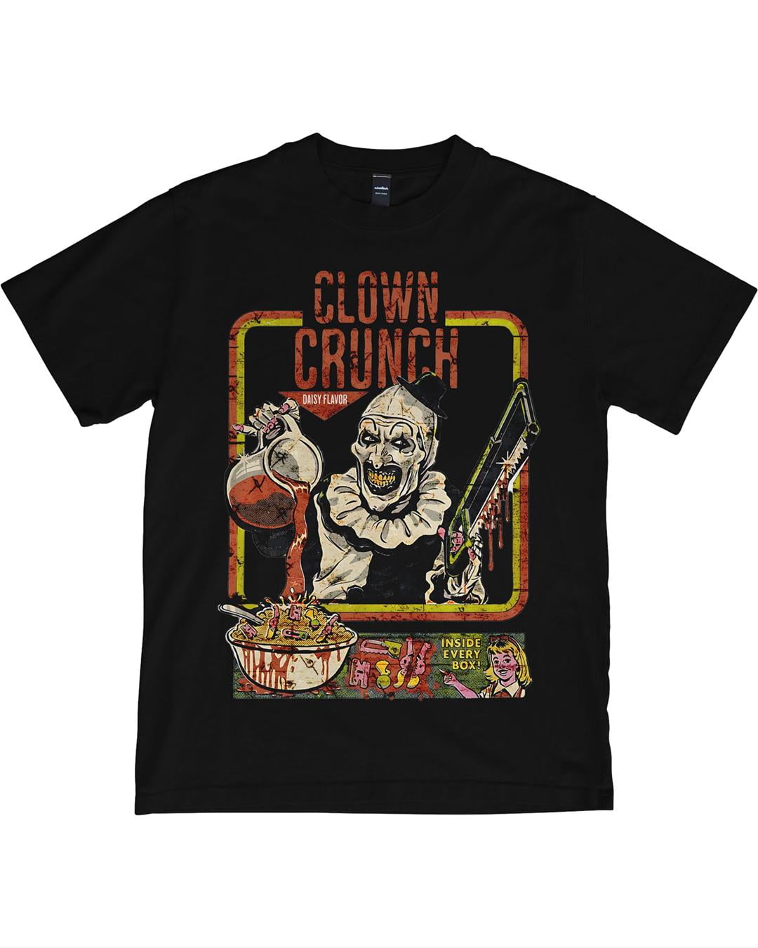 Clown Crunch Horror! T-Shirt – Terrifier Inspired Creepy Cereal Art the ...
