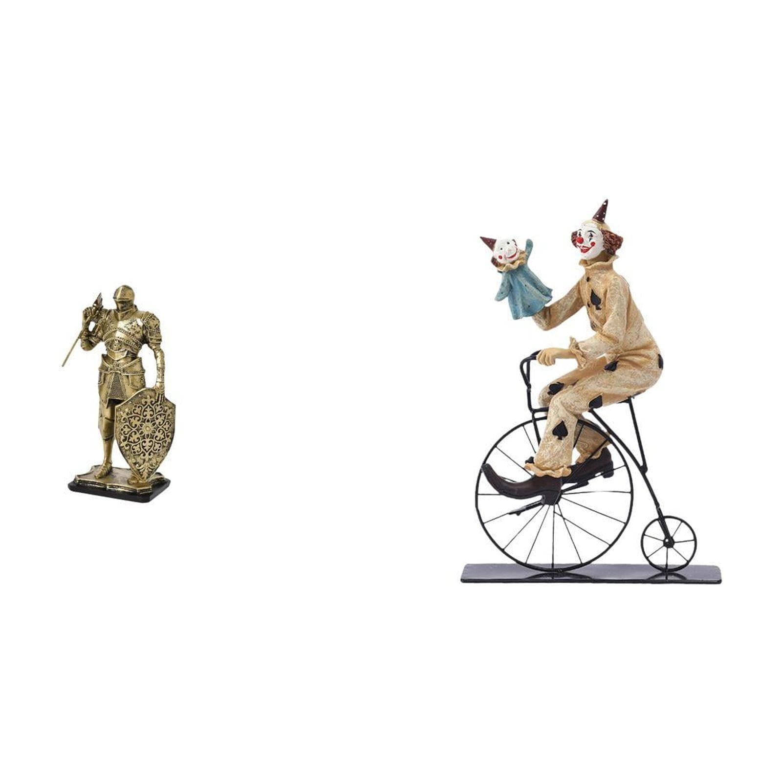 Clown Figurine Statue Sculpture Resin Material Creative Decor for ...