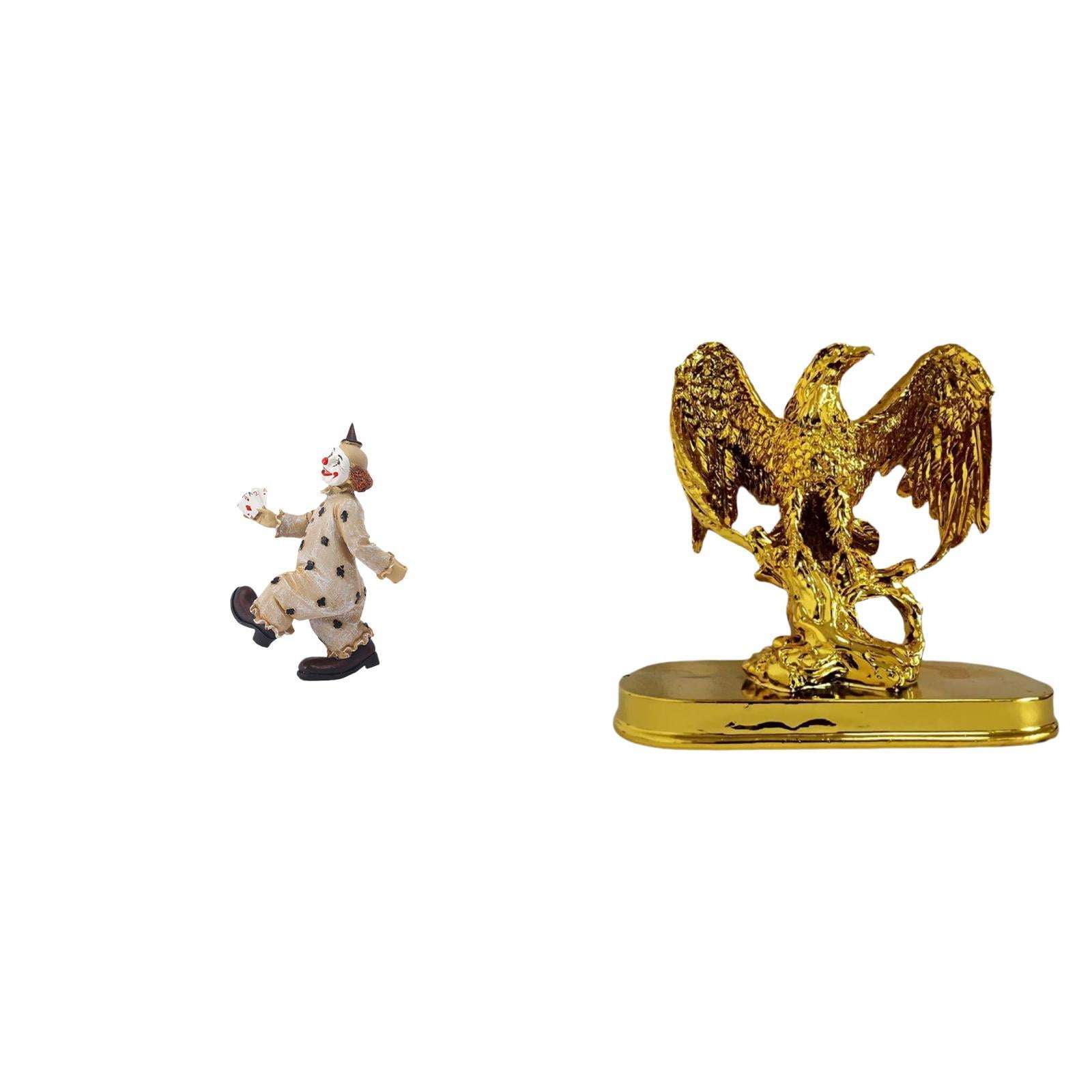 Clown Figurine Statue Sculpture Resin Material Decorative Centerpiece ...
