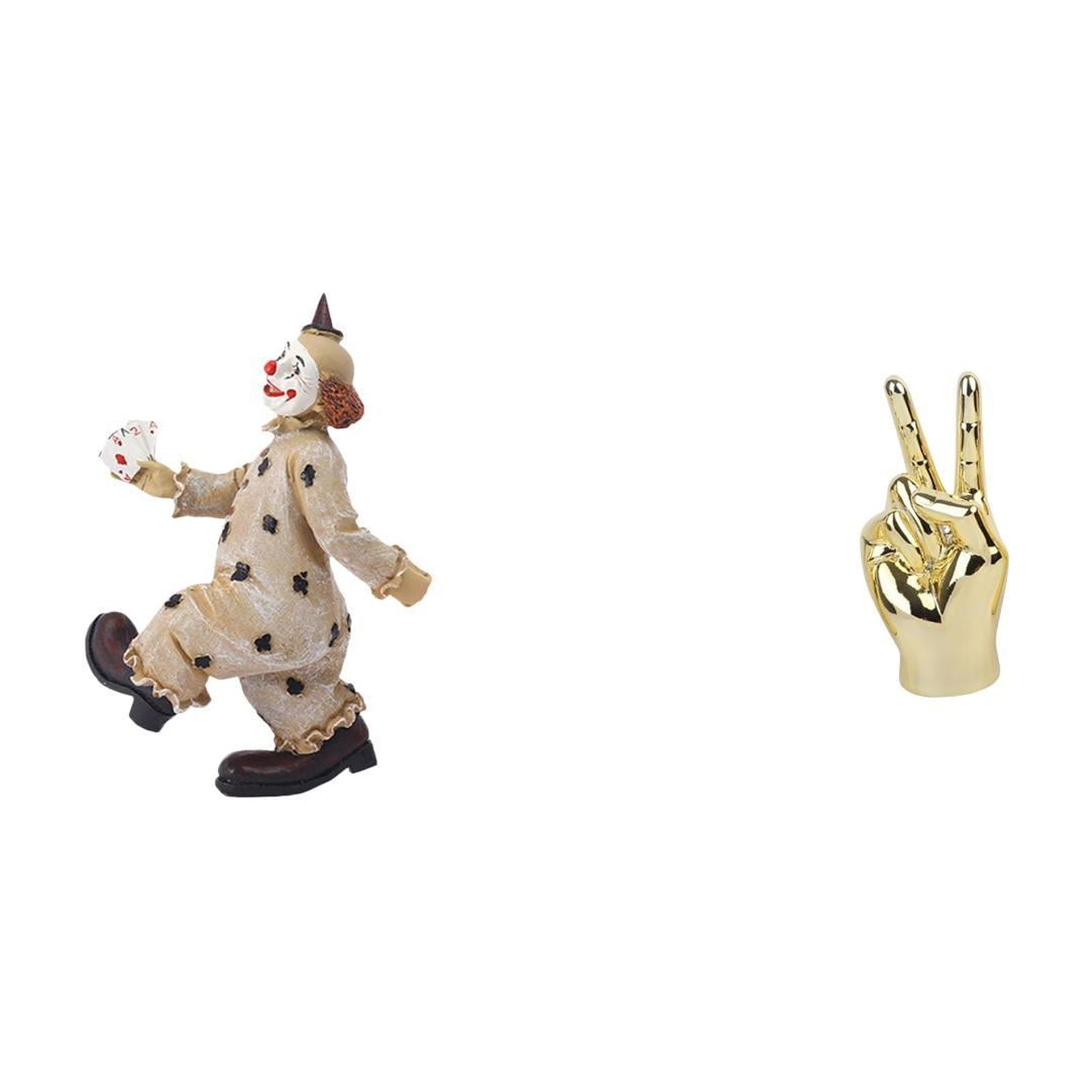Clown Figurine Statue Sculpture Resin Ornament for Living Room Office ...
