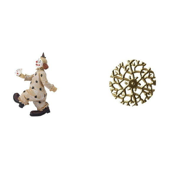 Clown Figurine Statue Wall Hanging Sculpture Metal Material Modern ...