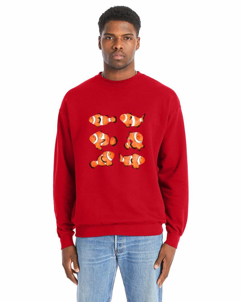 Clown Fish Ocean Nature Cute Sea Creature Graphic Sweatshirt T-Shirt up ...