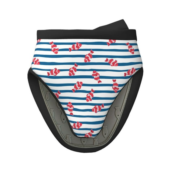 Clown Fish Oven Mitts Heat Resistant, Soft Lining Silicone Mini Oven ...