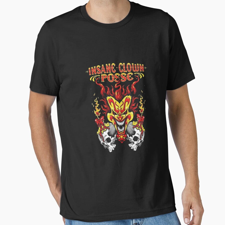Clown Inferno Bold Character Graphic Fiery Artistic Expression Unisex T ...