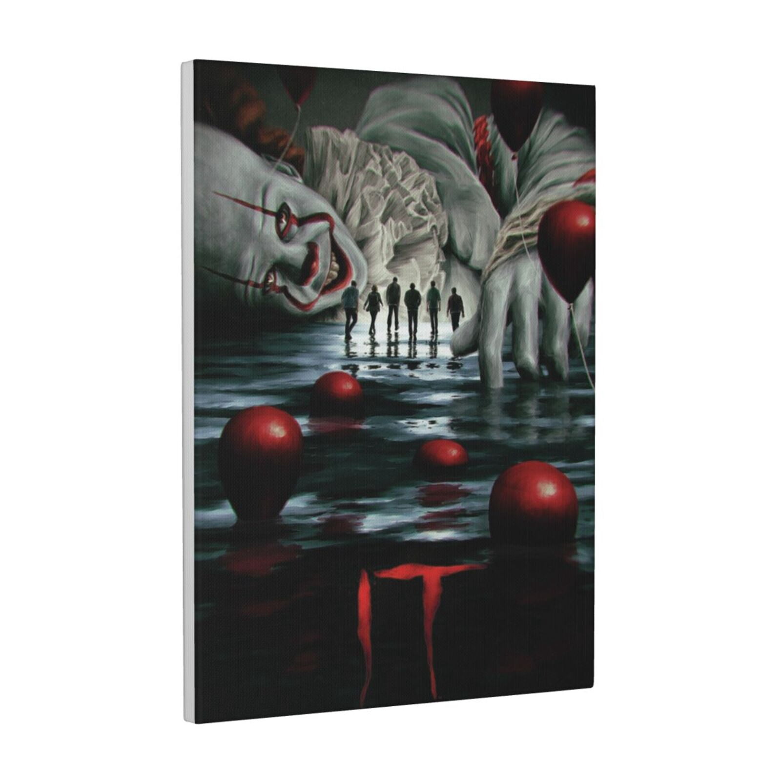 Clown It Pennywise Canvas Decorative Picture Frame Wall Poster Art ...
