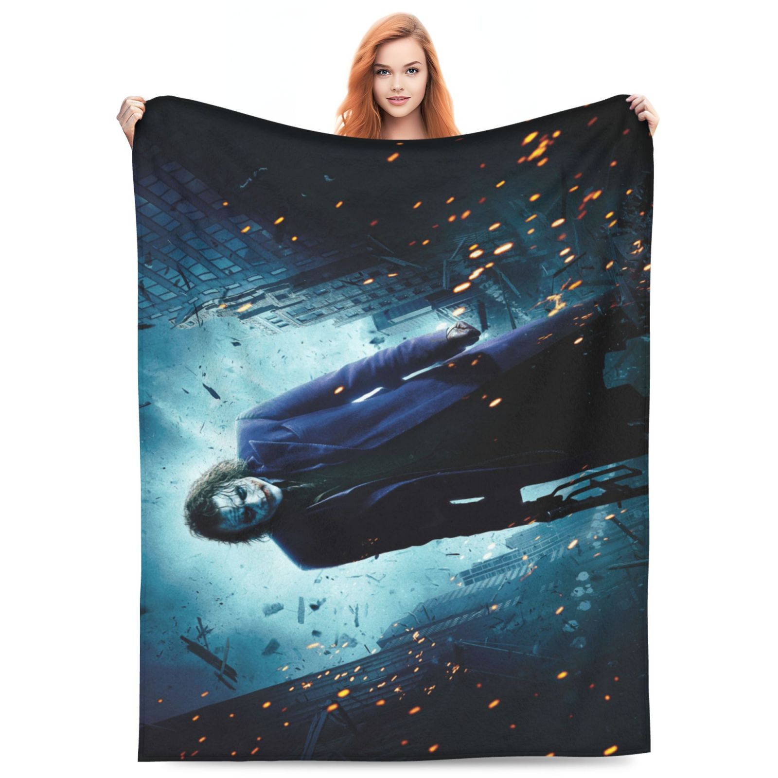 Clown Movies Joker Super Soft Flannel Throw Blanket 40x30,50x40,60x50 ...
