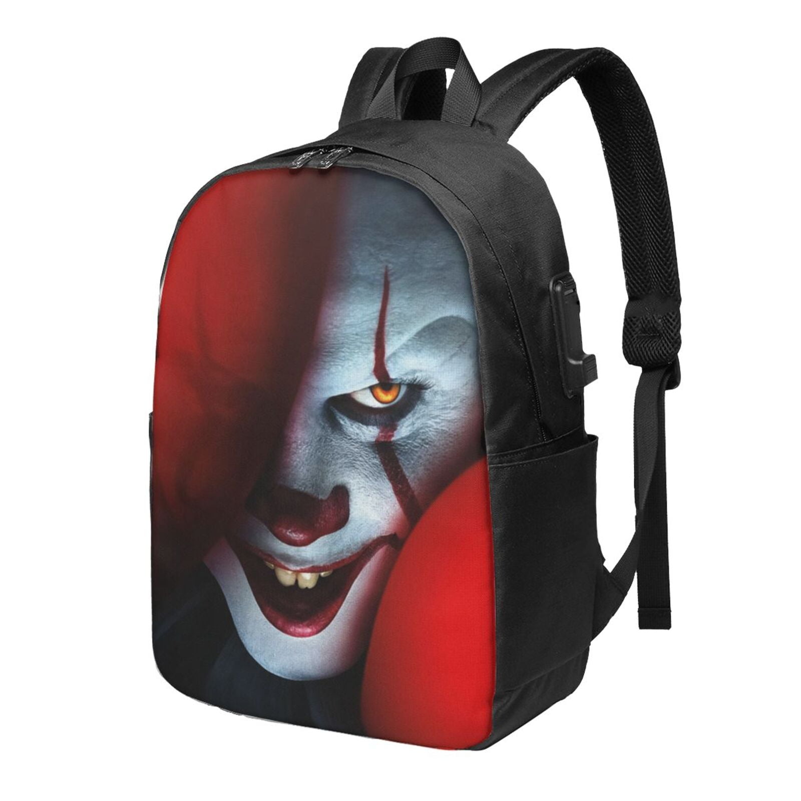 Clown Pennywise Backpack Laptop Daypack School Bag Bookbag Student ...