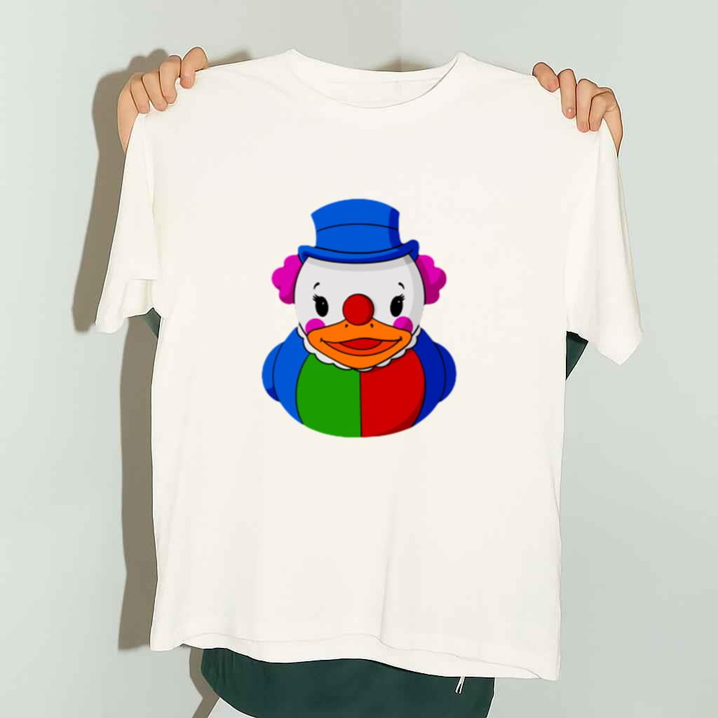 Clown Rubber Duck Funny Circus Performer Joke Toy Unisex T-Shirt up to ...