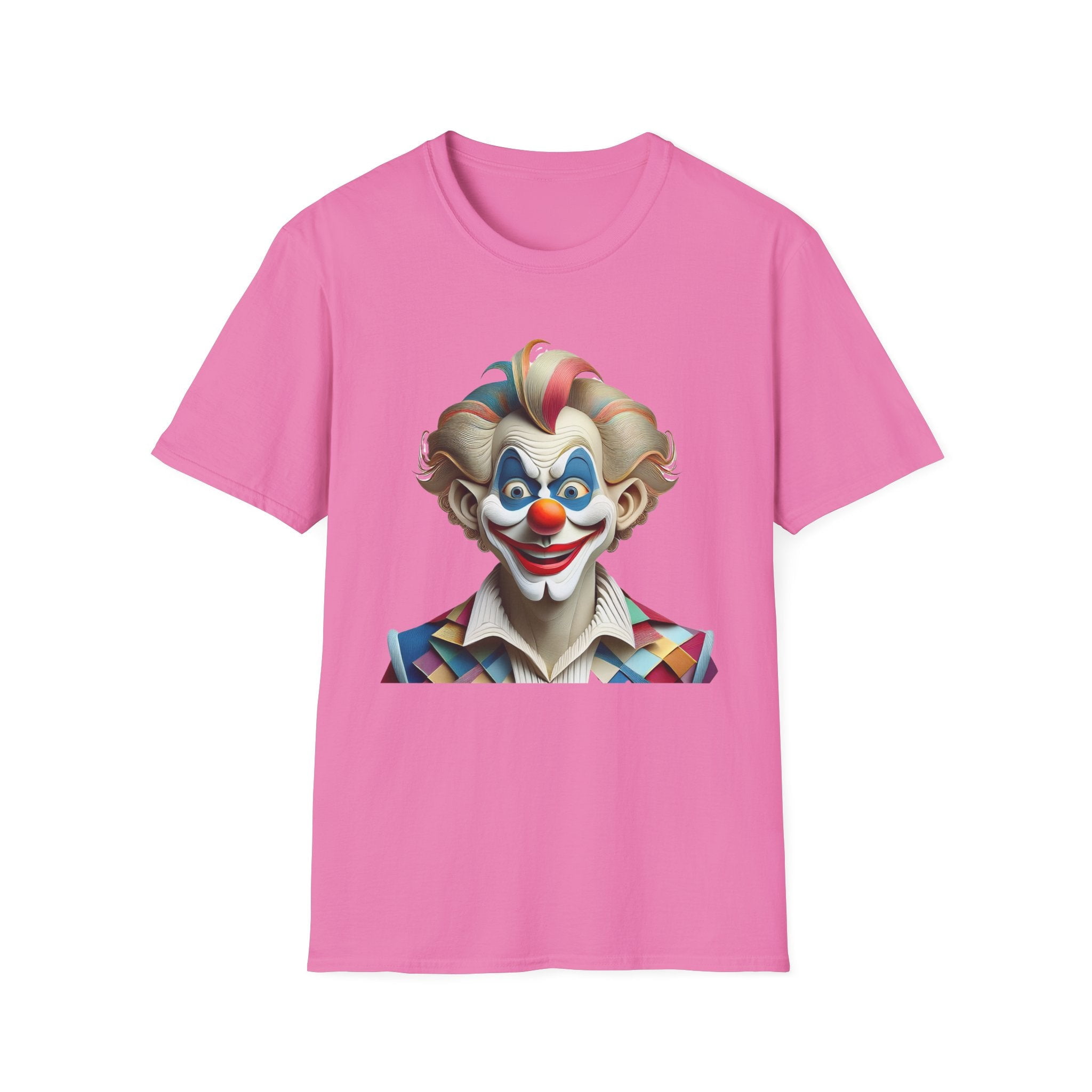 Clown Shirt, T Shirt with Clown, Funny Man Shirt, Tee Shirt with Funny ...
