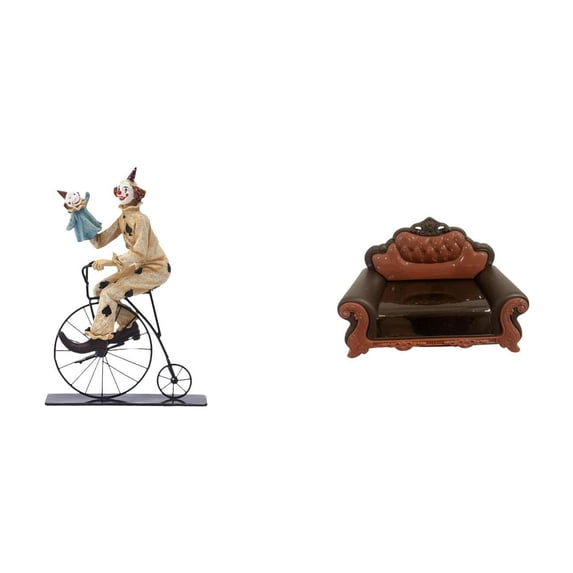 Clown Statue Sculpture Miniature Sofa Chair Resin Material Unique Gift ...