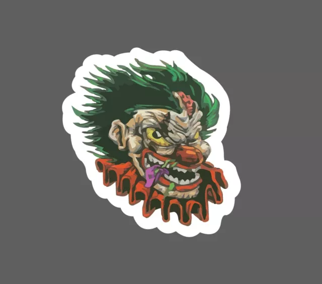 Clown Sticker Scary Horror Waterproof Sticker Phone Decal Water Bottle ...