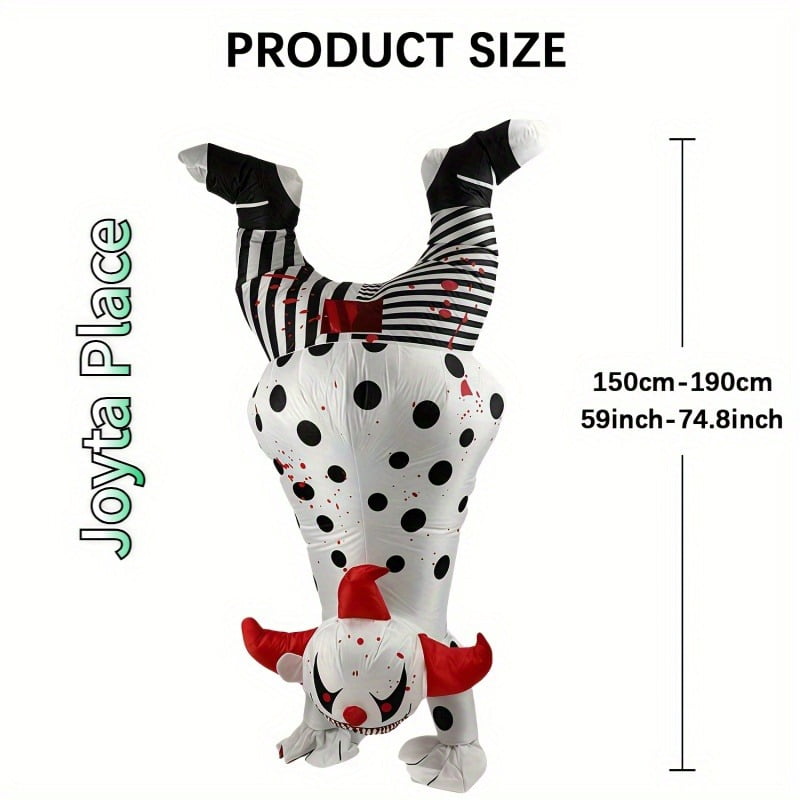 Clown inflatable costume for Halloween fun costume, suitable for adult ...