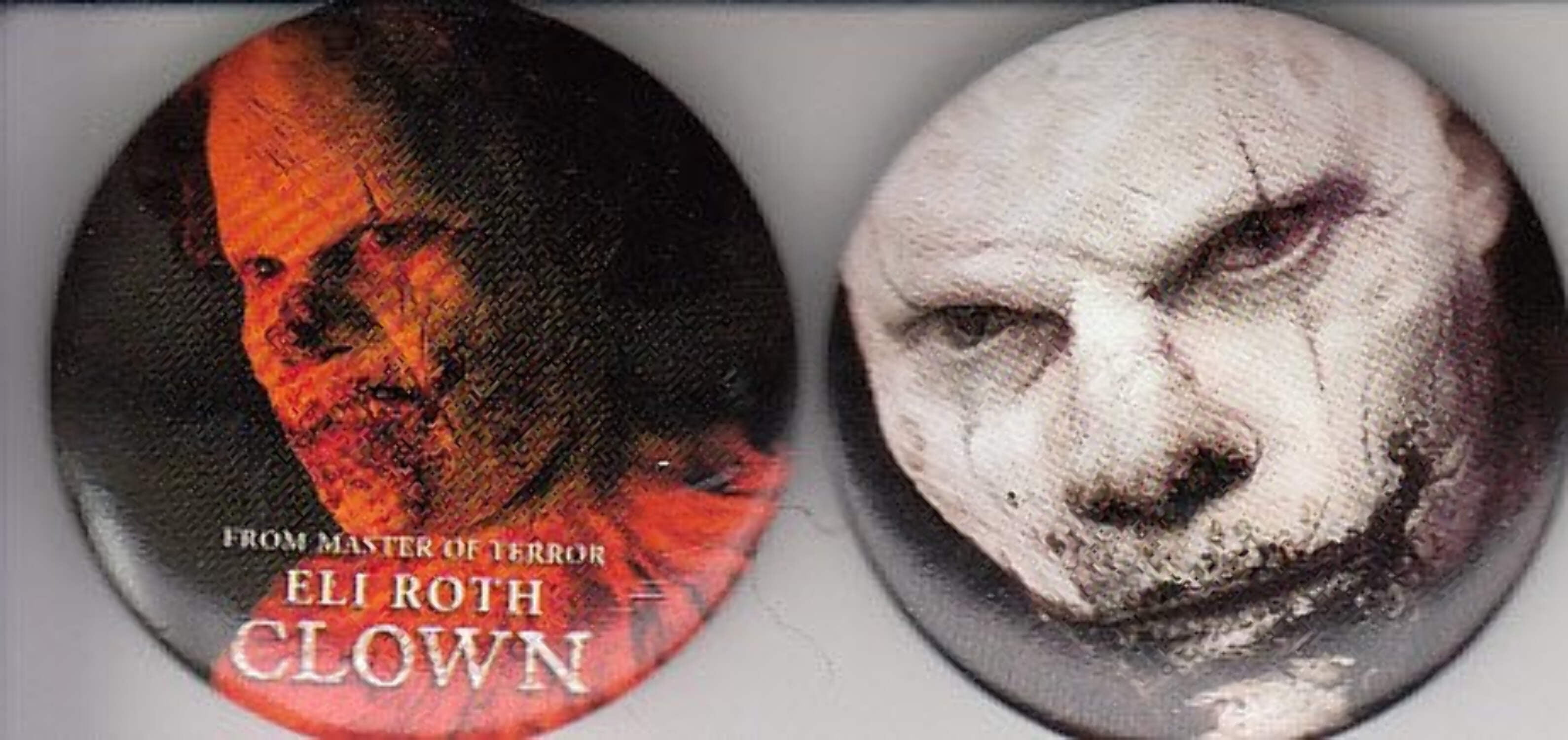 Clown movie 2016 Comic-Con 2 button or pin set (Eli Roth) - Walmart.com