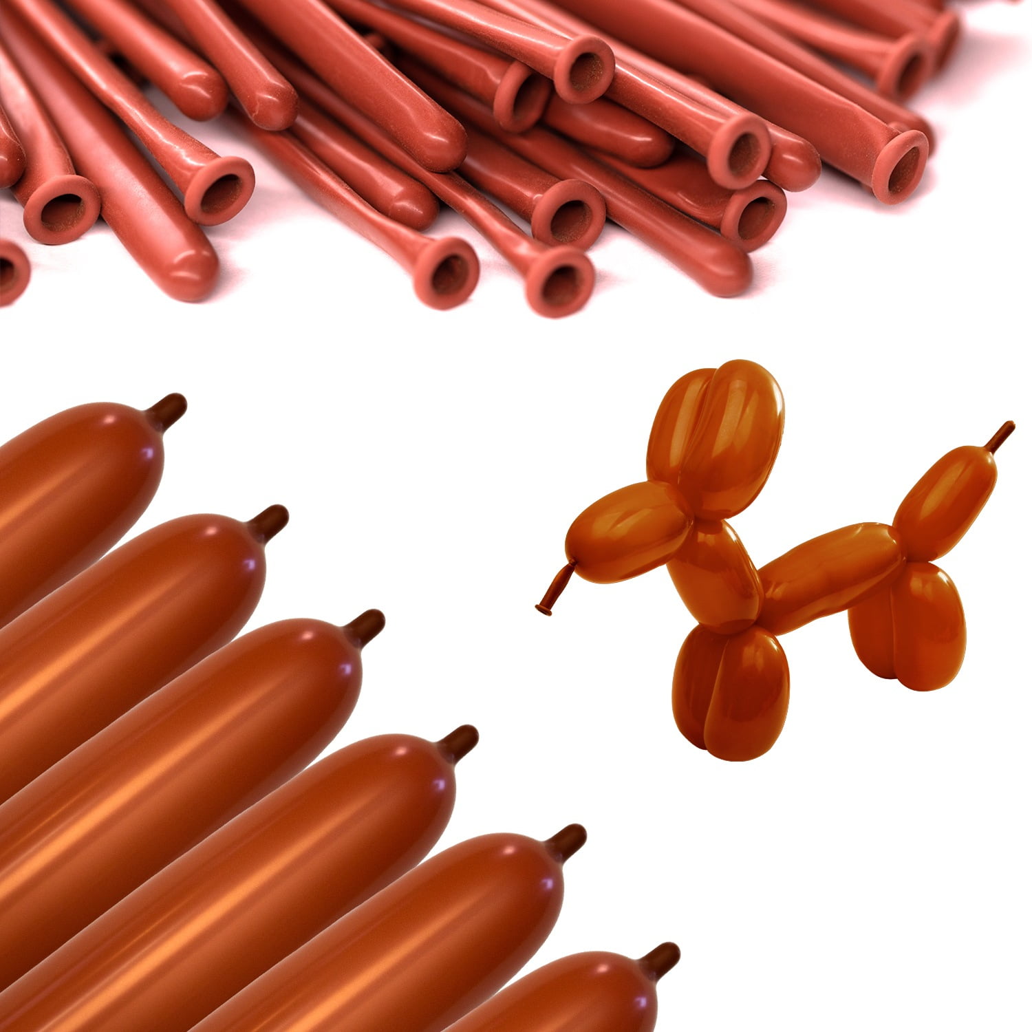 Clownatex 260 Long Twisting Aragon Balloons (100 pcs) for Balloon ...