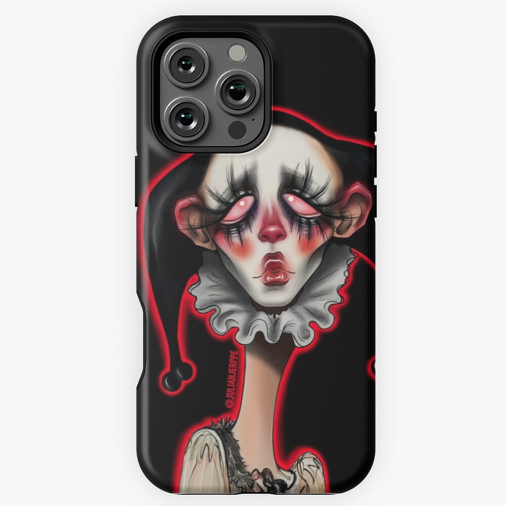 Clownery Creepy Circus Horror Phone Case for iPhone 16 15 14 13 12 11 ...