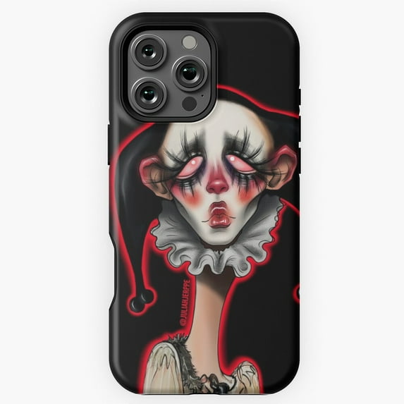 Clownery Creepy Circus Horror Phone Case for iPhone 16 15 14 13 12 11 ...