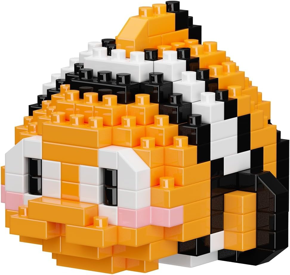 Clownfish Cute Sea Animals Creature Building Toy Blocks Marine Life ...