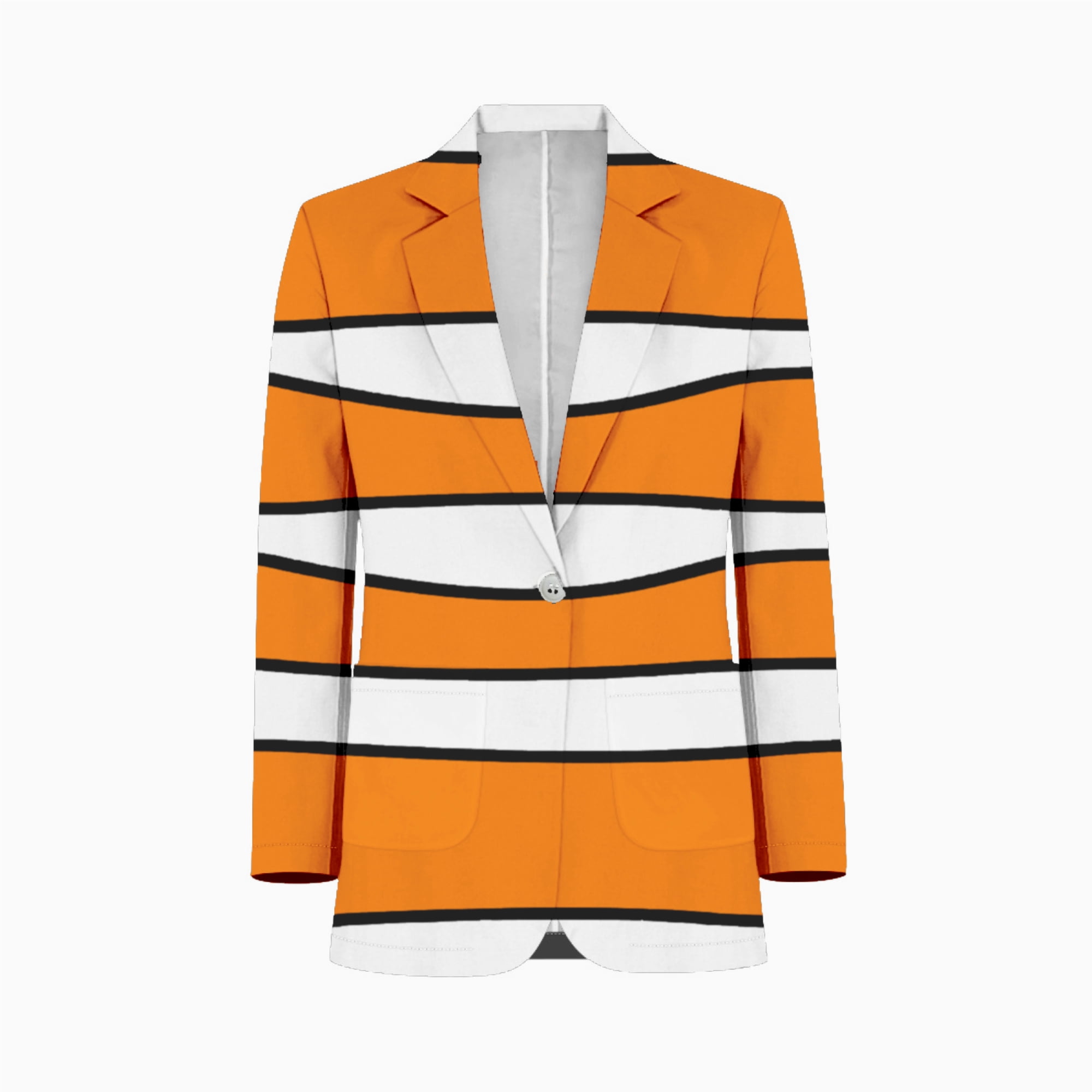 Clownfish Pattern Customized Men's Suits full man Shawl Collar ...