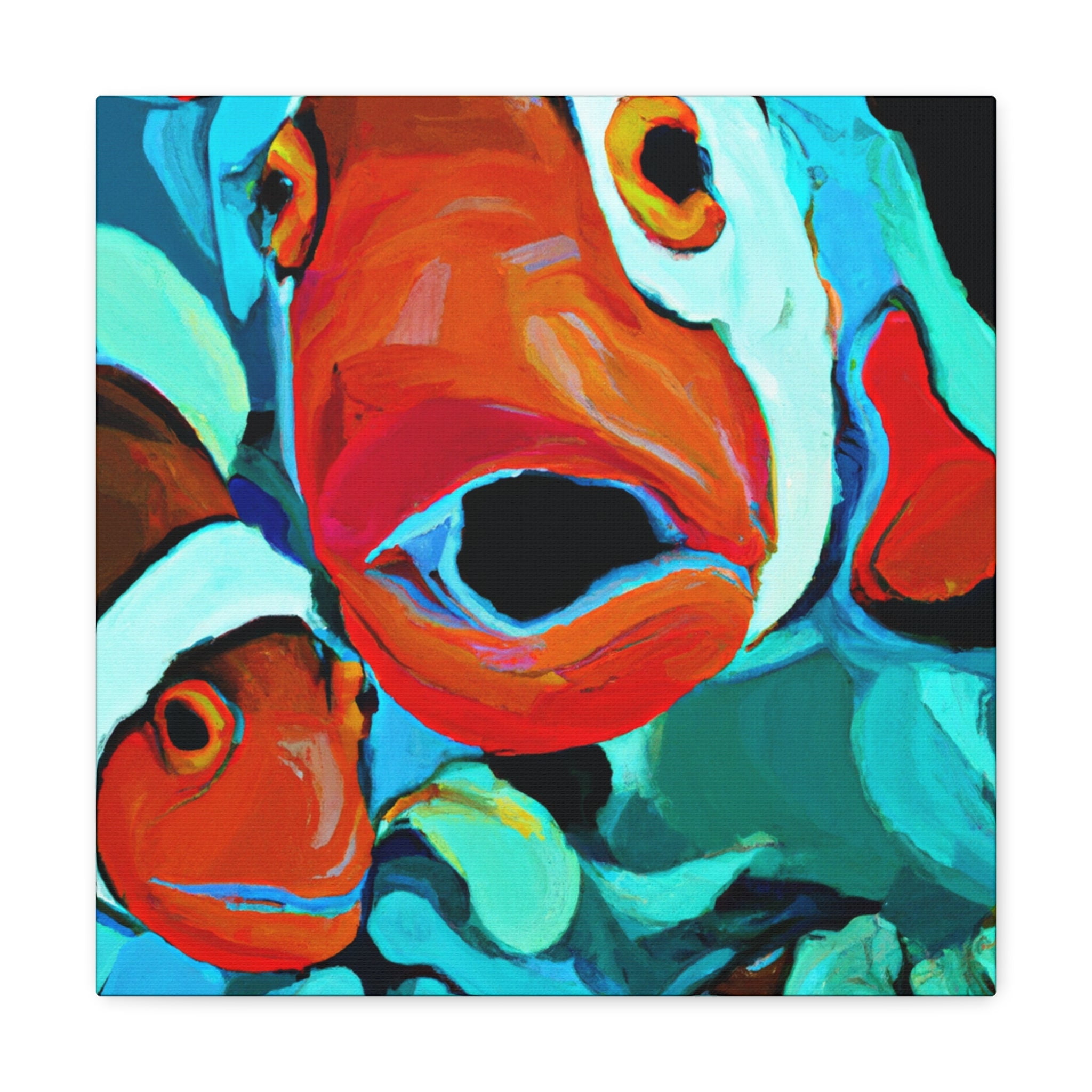 Clownfish Through Expressionism - Canvas - Walmart.com